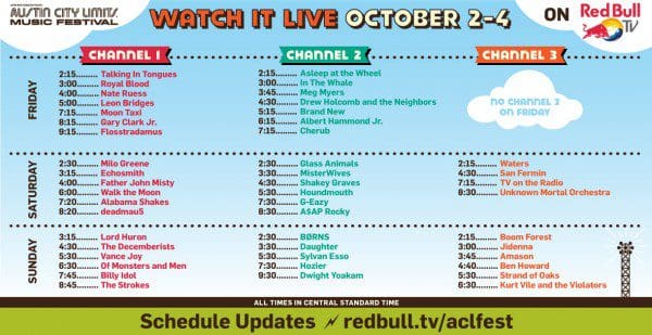 ACL Fest 2015 Announces Live-Stream Lineup feat. ASAP Rocky, The ...
