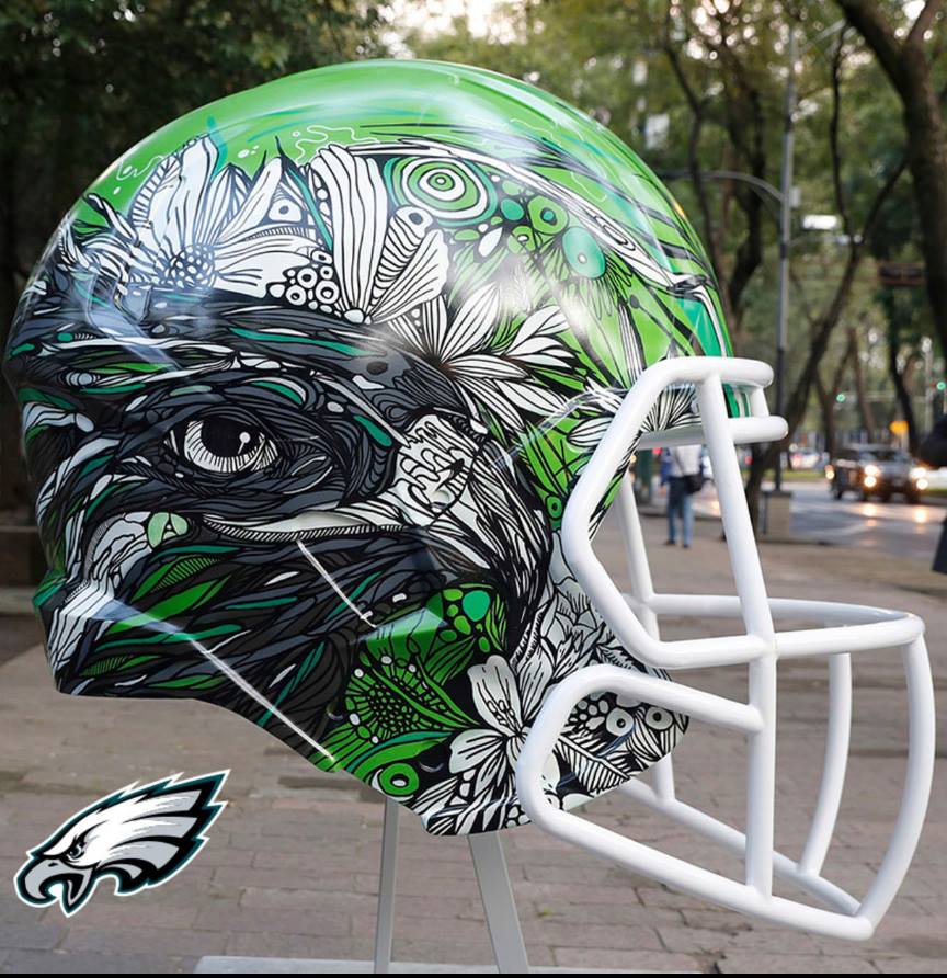 NFL Helmets Reimagined by Artists in Mexico - Pursuit Of Dopeness