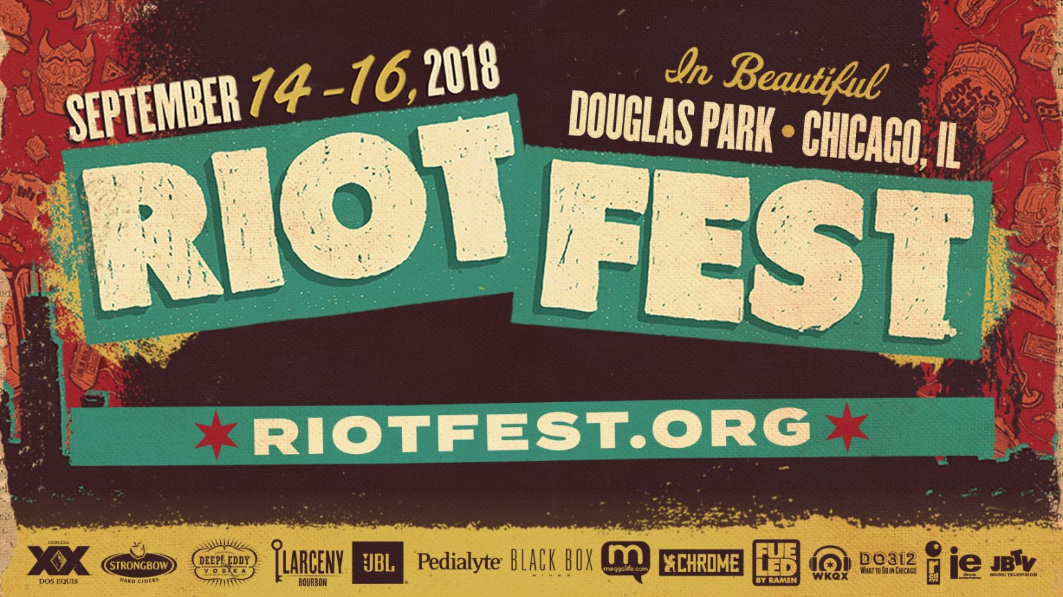 Riot Fest 2018 Announces Full Lineup, Late Night Shows - Pursuit Of ...