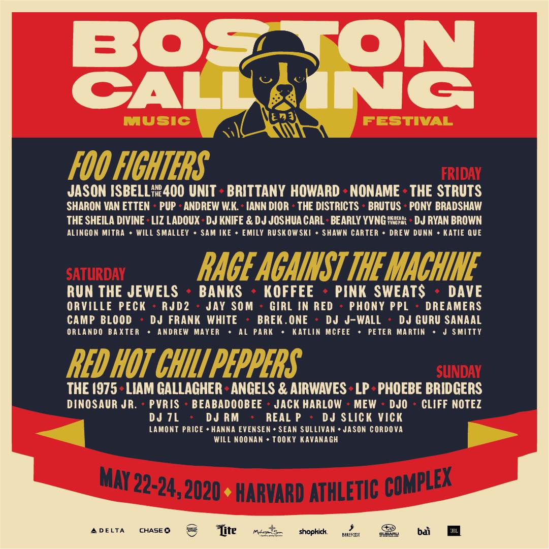 Boston Calling 2020 Lineup Announced feat. Foo Fighters, Rage Against ...